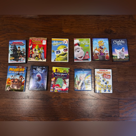 Dreamworks | Media | Collection Of 1 Animated And Family Dvds | Poshmark